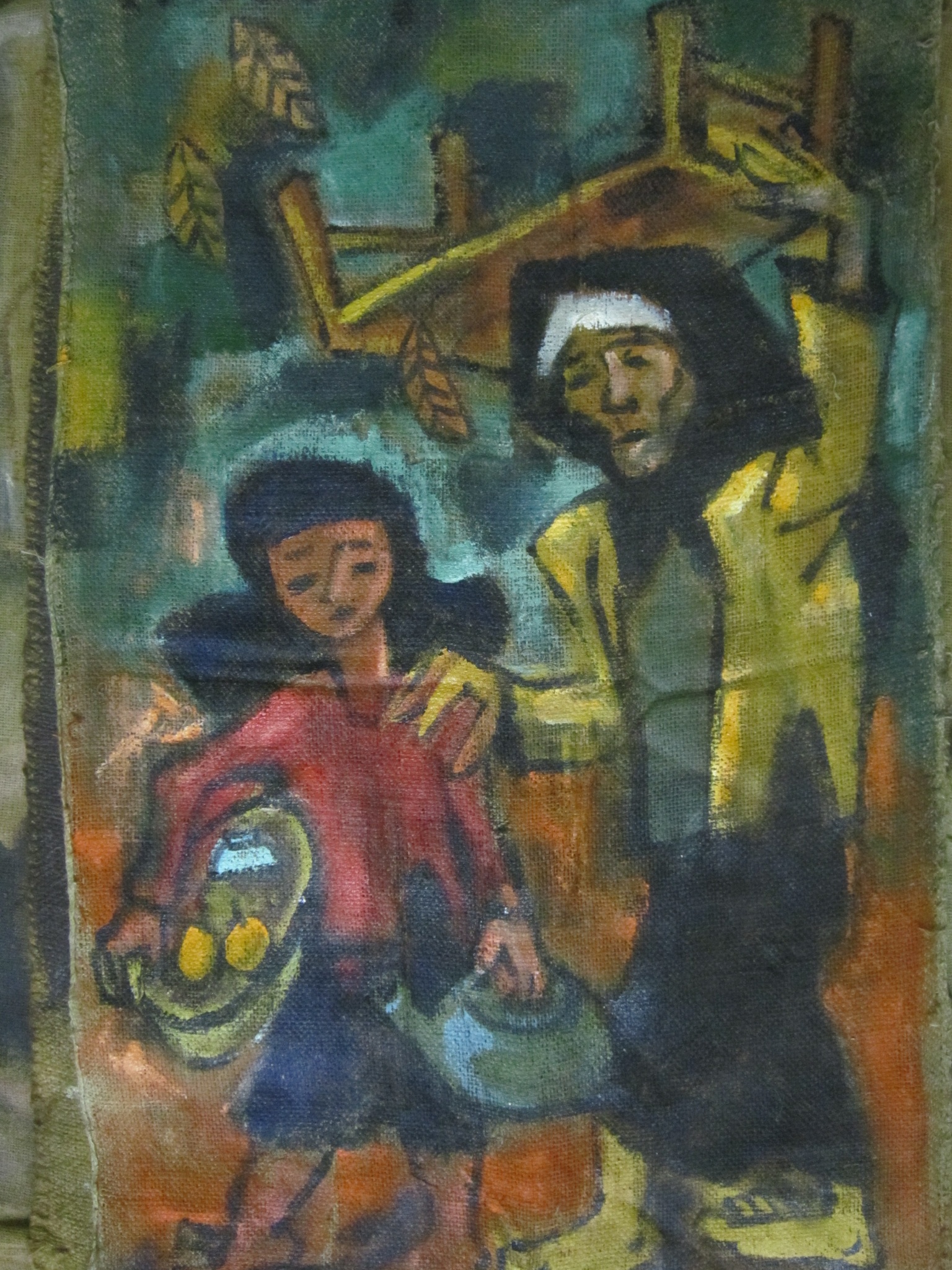 Rice Sack Painting – Phamluc – Artist